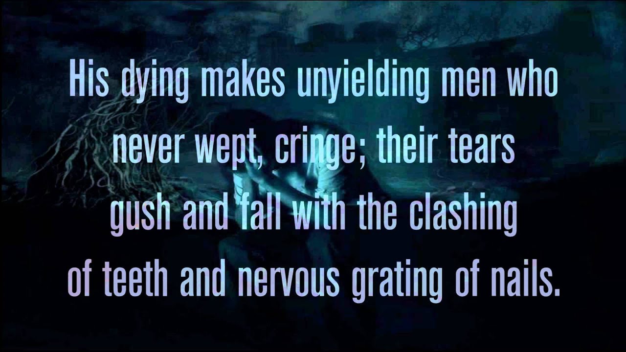 End of the World - poem (ft. dark cello violin music) - YouTube