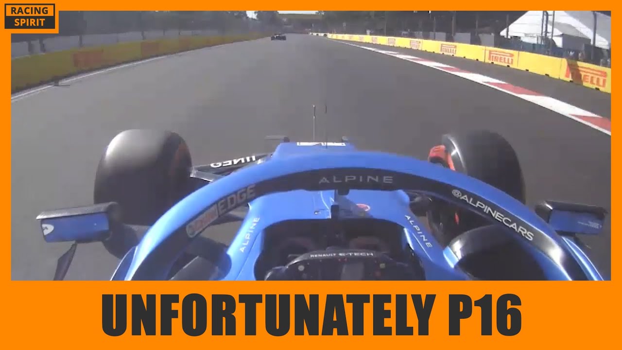 Fernando Alonso Team Radio After Q1 Elimination | F1 2021 Mexican GP ...