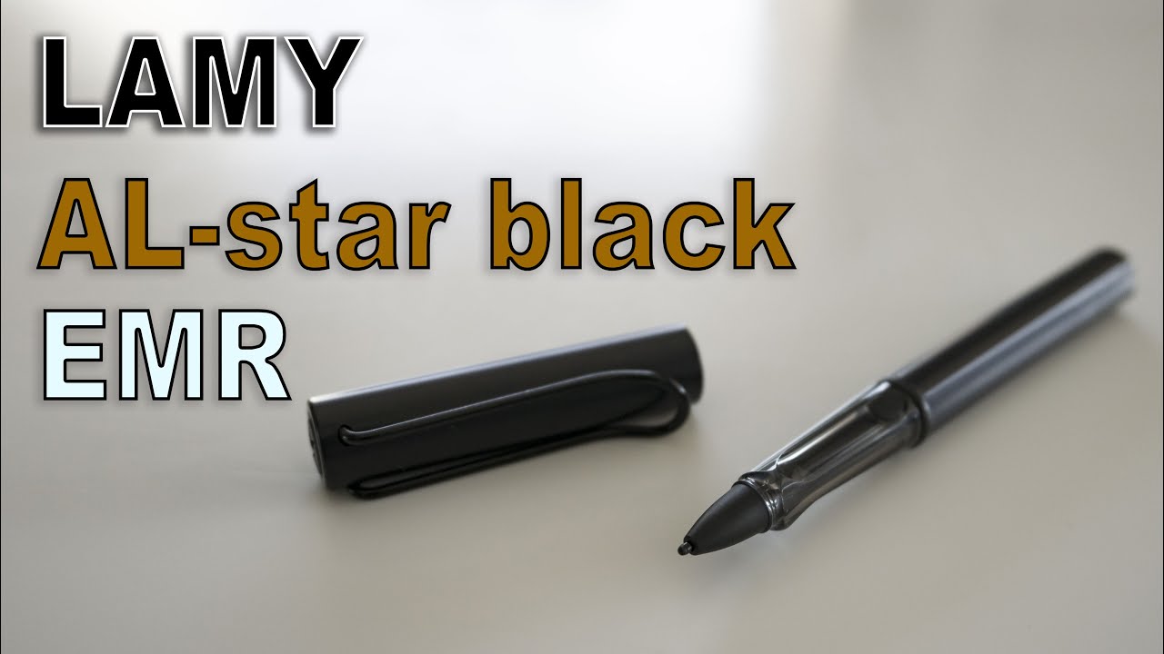 Stylus : LAMY AL-star black EMR - YouTube