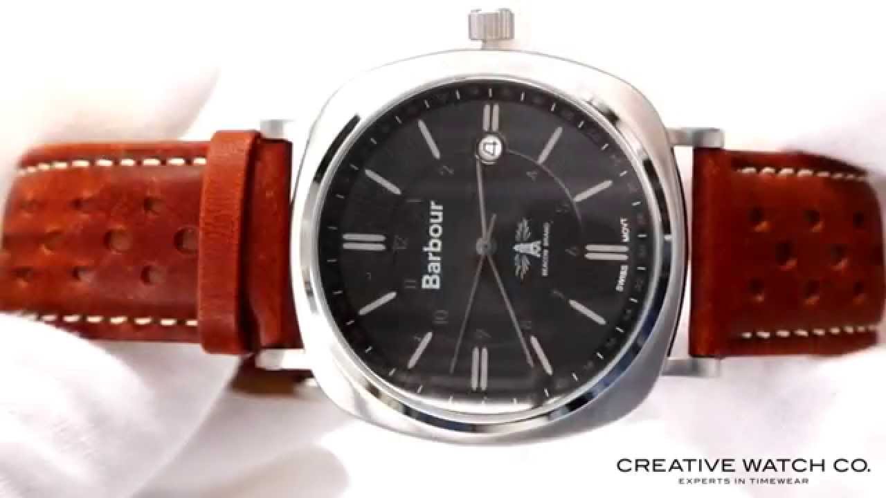 Hands On With The Men's Barbour Watch BB018SLTN - YouTube