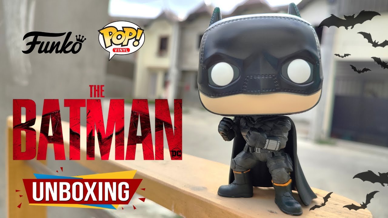 Funko Pop! #1187 The Batman movie (2022) featuring Robert Pattinson ...