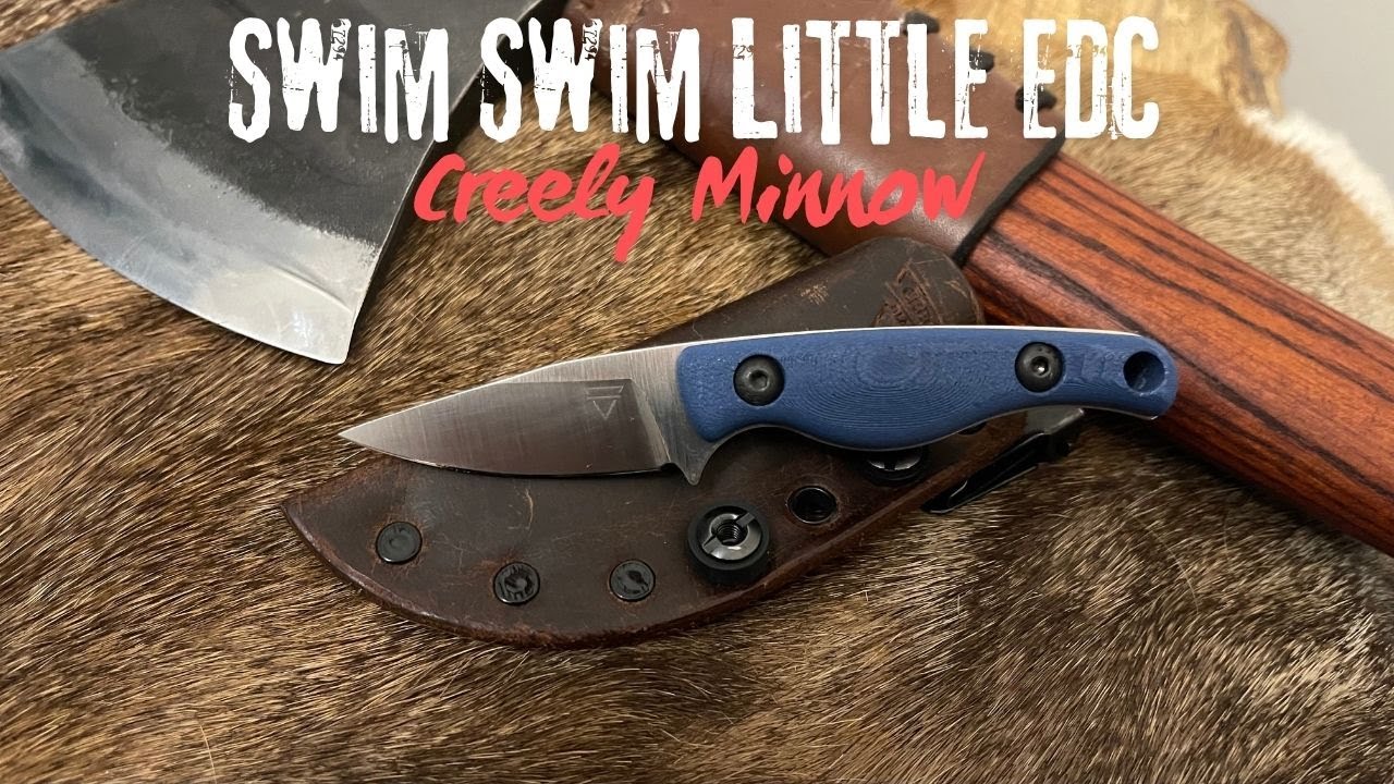 Swim EDC swim! Creely Minnow in Magnacut - YouTube