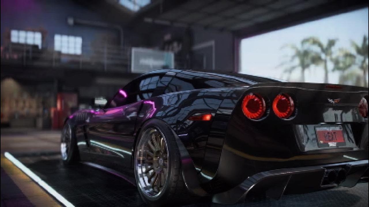 NFS HEAT "Shadow " 06 Corvette Customisation and Races ASMR - YouTube
