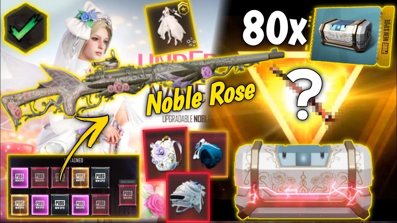 Noble!! ULTIMATE SET & M24 😱 || Noble Rose Crate Opening - 80 CRATE ...