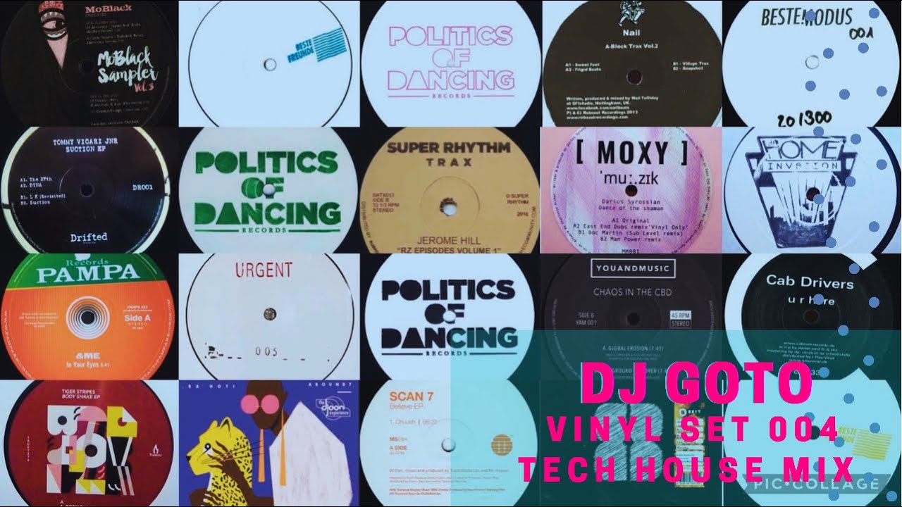 VINYL DJ SET 004 TECH HOUSE MIX VESTAX PMC-55 - YouTube