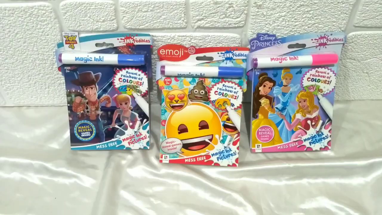 INKredibles Mess Free Magic Ink Pictures (Reveal a rainbow of colours ...