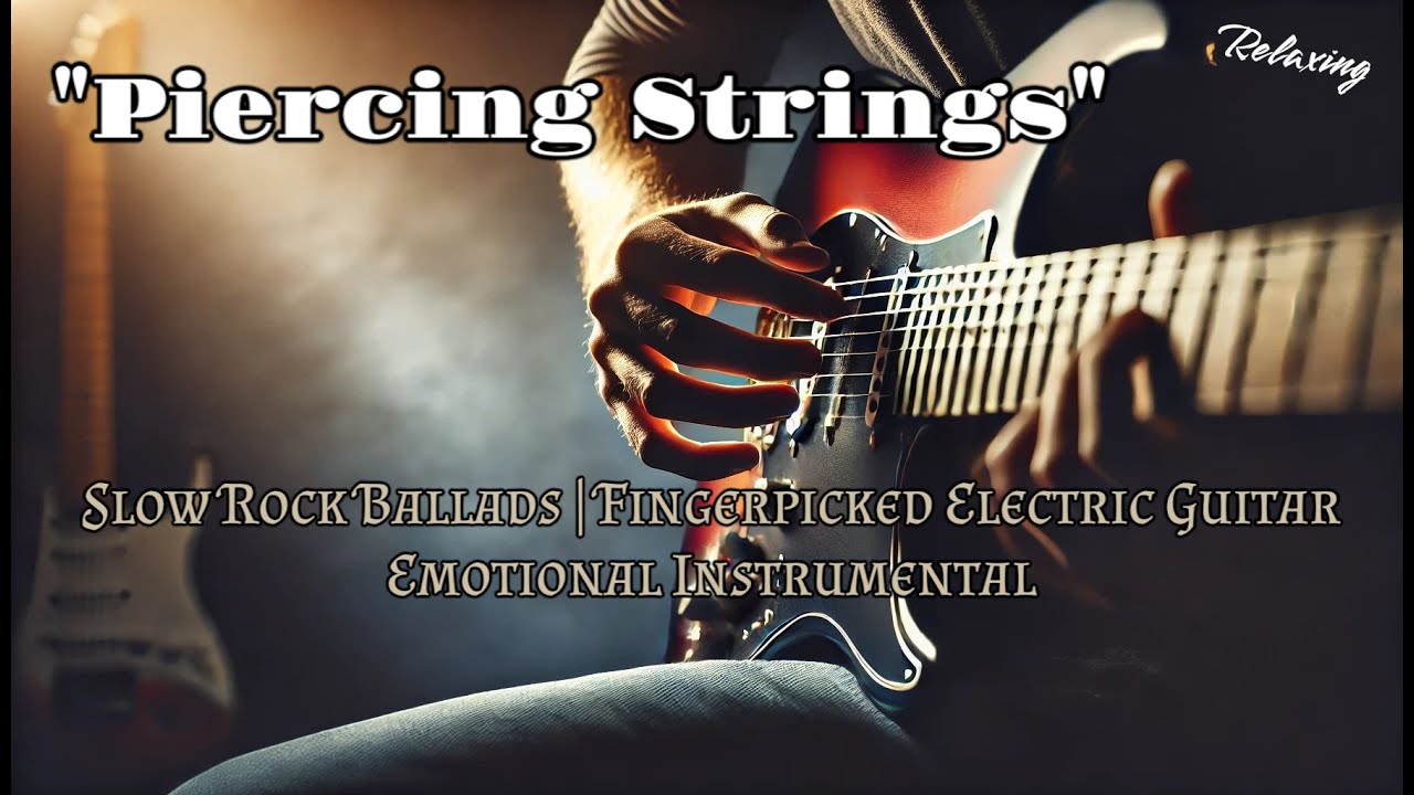"Piercing Strings: Slow Rock Ballad" | Fingerpicked Electric Guitar ...