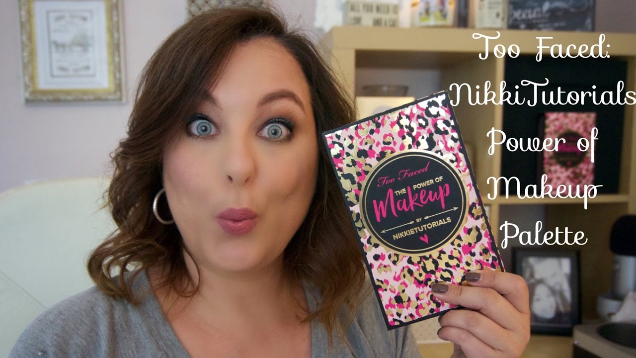 Too Faced Full Face Using NikkiTutorials Power of Makeup Palette - YouTube