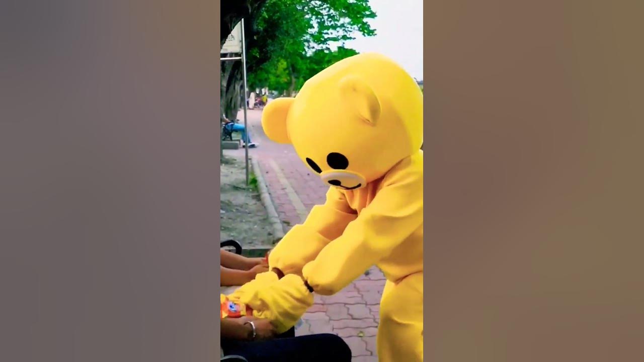 Teddy Bear Fanny Pranks 🫢with Public🔥 Prank On Cute People 🤣