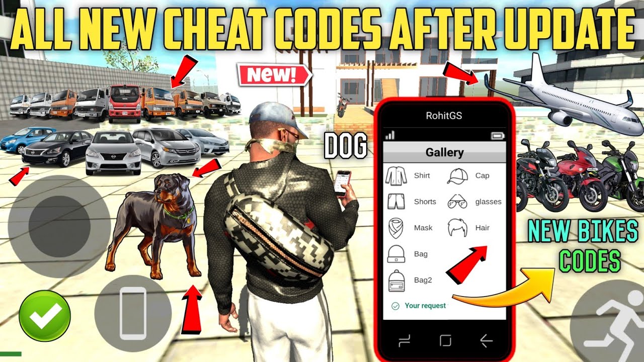 Indian bike driving 3D All bike Cheat code | Indian bike driving bike ...