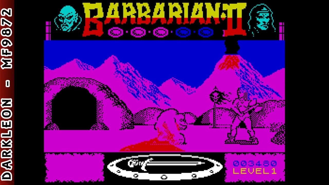 Sinclair Spectrum - Barbarian II - The Dungeon of Drax - YouTube