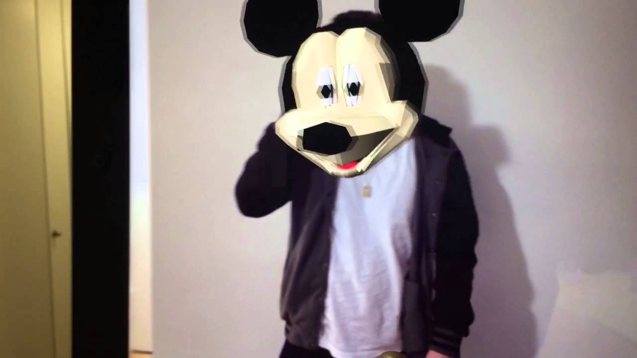 Mickey Mouse Augmented Reality Prototype Hat - YouTube
