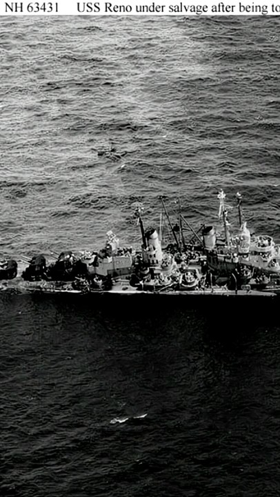 "You Can't Sink Me, Japan" - USS Reno's Stubborn Stand #history #ww2 ...
