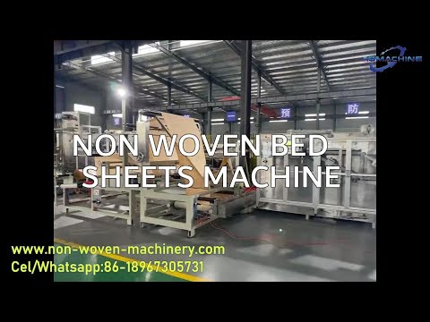 Non Woven Bed Sheet Production Line | Medical-Use Bed Sheet Making And Packing Machine - YouTube