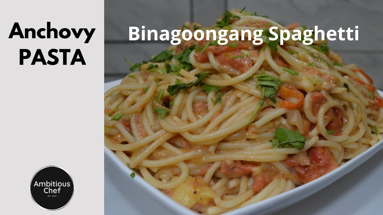 ANCHOVY PASTA | BINAGOONGANG SPAGHETTI - YouTube