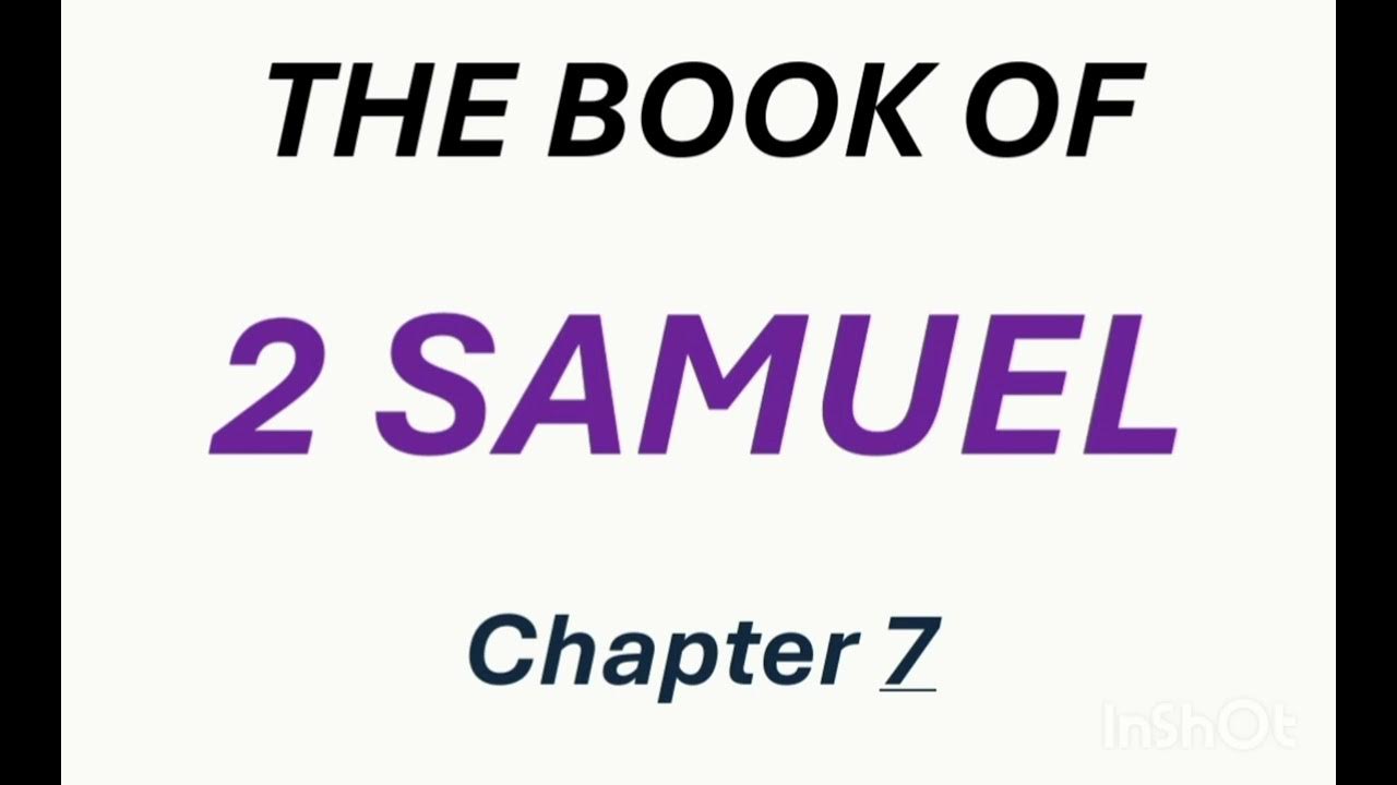 2 SAMUEL Chapter 7 - YouTube