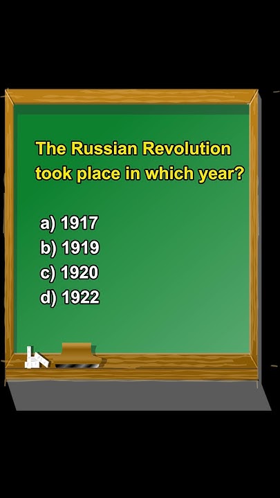 The Russian Revolution took place in which year? #quiz #ppscmcqs #facts ...