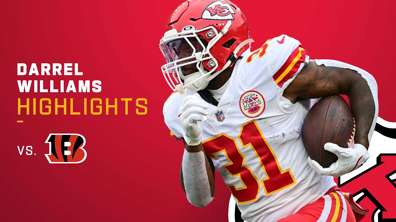 Darrel Williams Top Plays from 2-TD Game - Week 17 vs. Bengals | Kansas ...