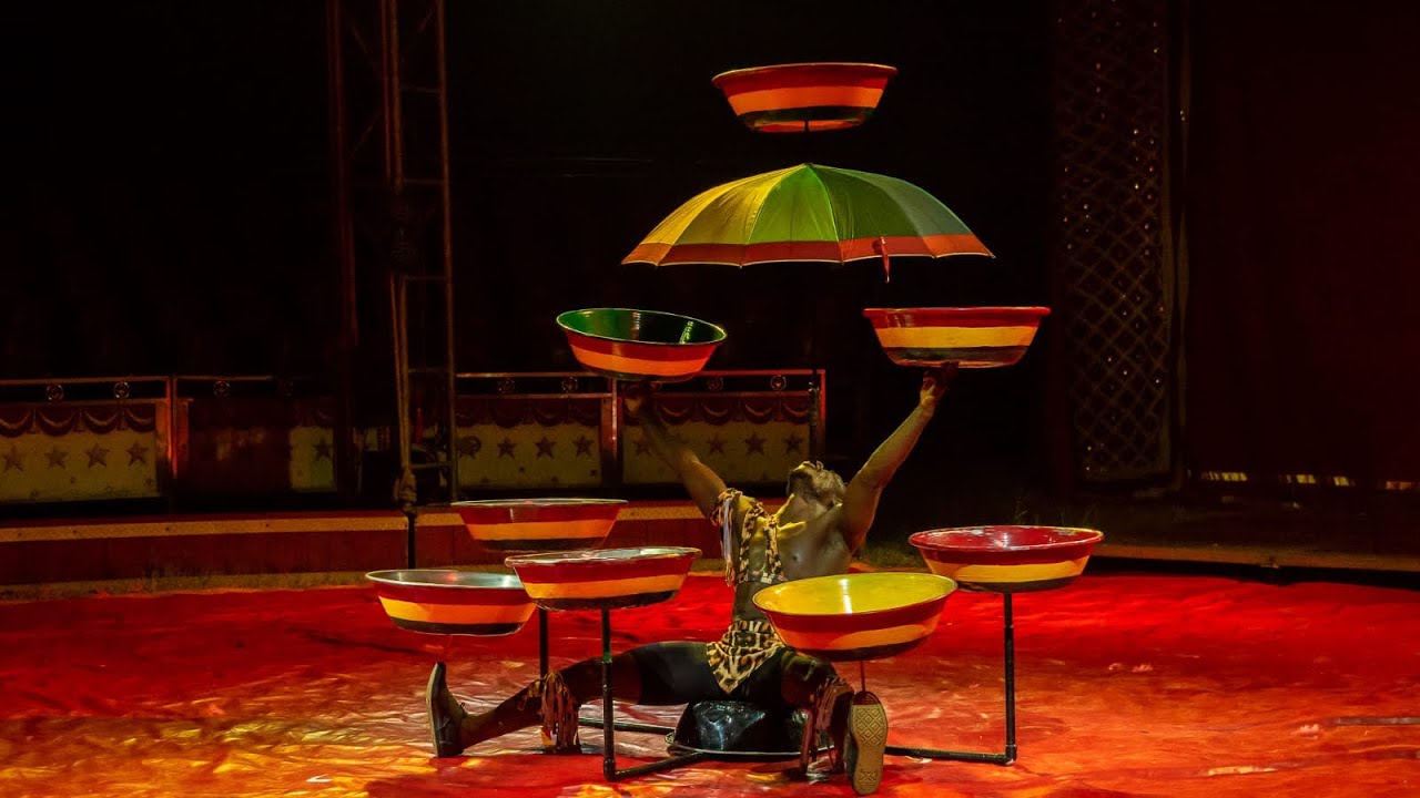 Demo video, Fire Limbo act, Dishpan spinning, and Afran acrobat acts ...