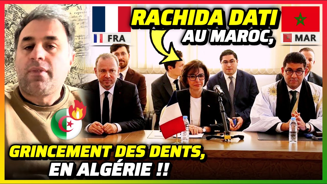 Rachida DATI au Sahara "Occidental" Marocain .. La "RAGE" en Algérie ...