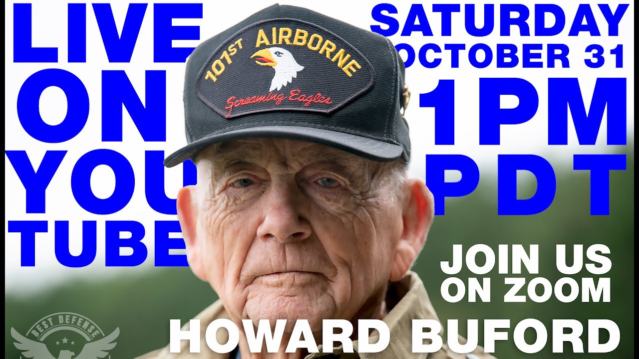 A conversation with 101st Airborne WWII veteran Howard Buford! - YouTube