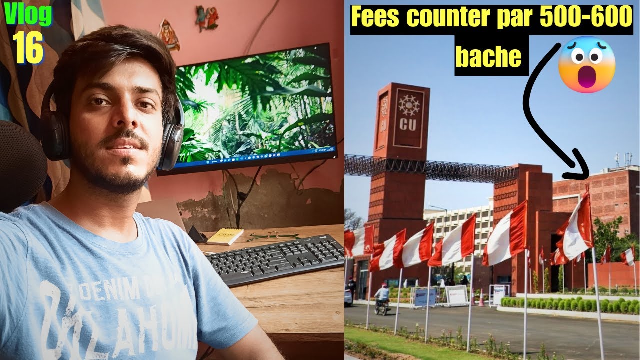 500-600 Students at the Fees Counter in Chandigarh university ...