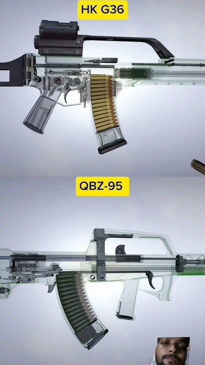 qbz 95 vs Hk g36 #qbz95 #hkg36 #3danimation #shorts #viral #shortsvideos #gunshorts - YouTube