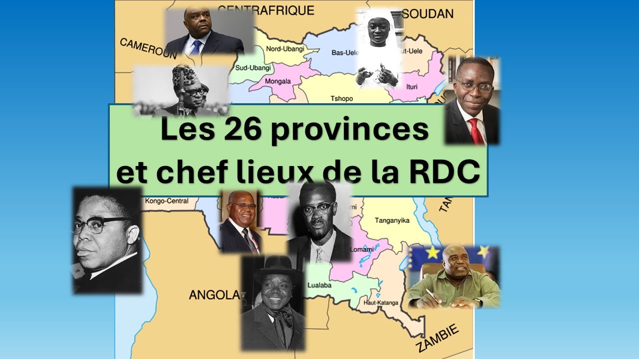 Connais-tu les 26 nouvelles provinces de la RDC ? - YouTube