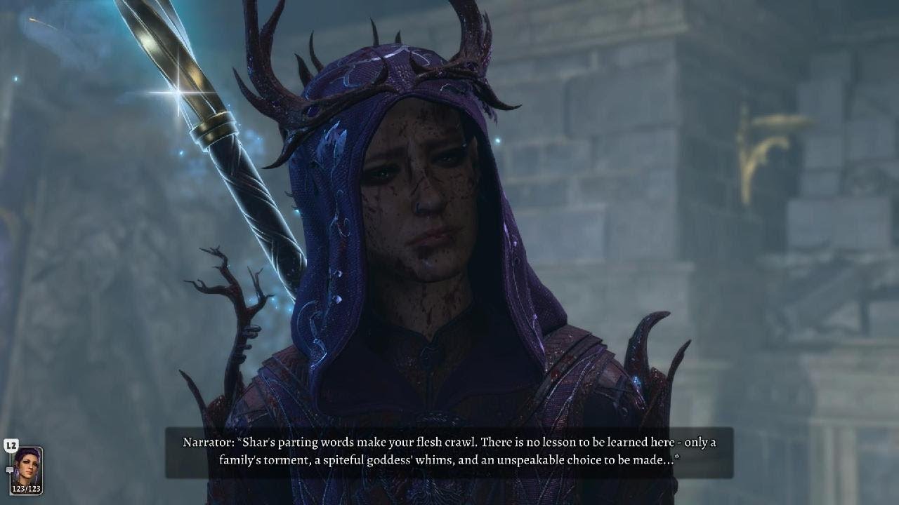 Baldur's Gate 3 - Sad Choice For Shadowheart - YouTube