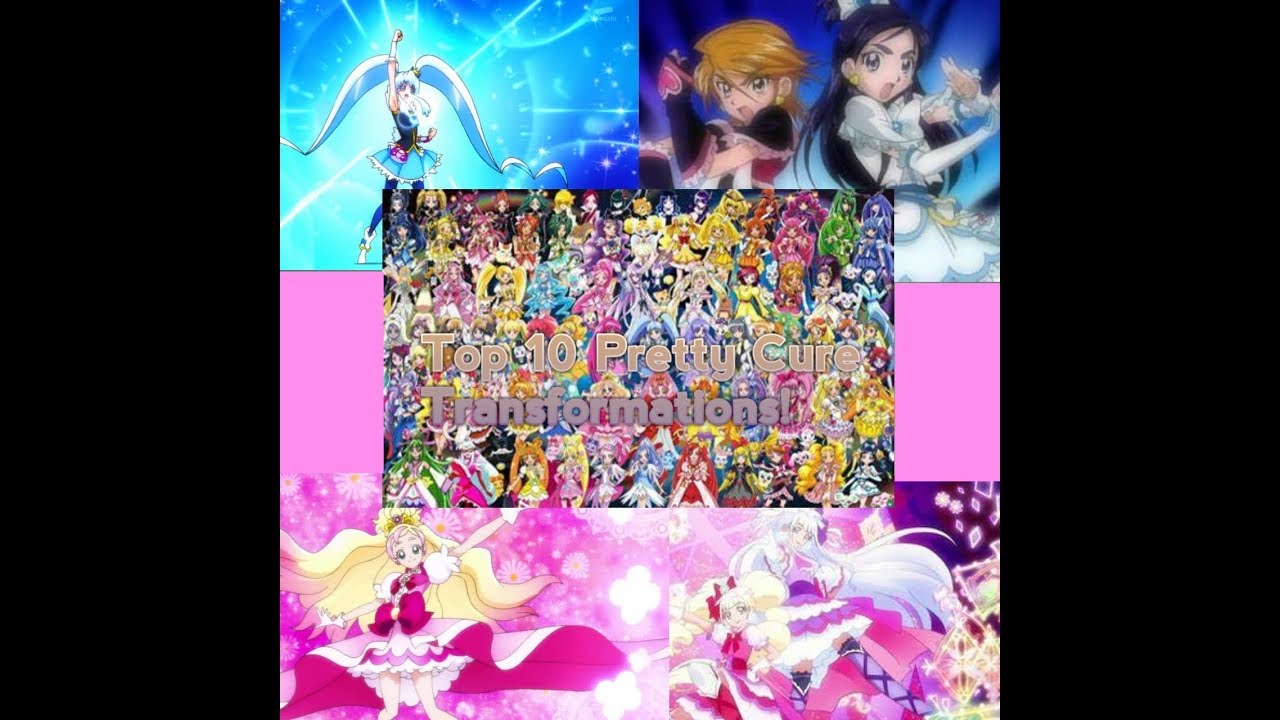 Top 10 Precure Transformations Youtube