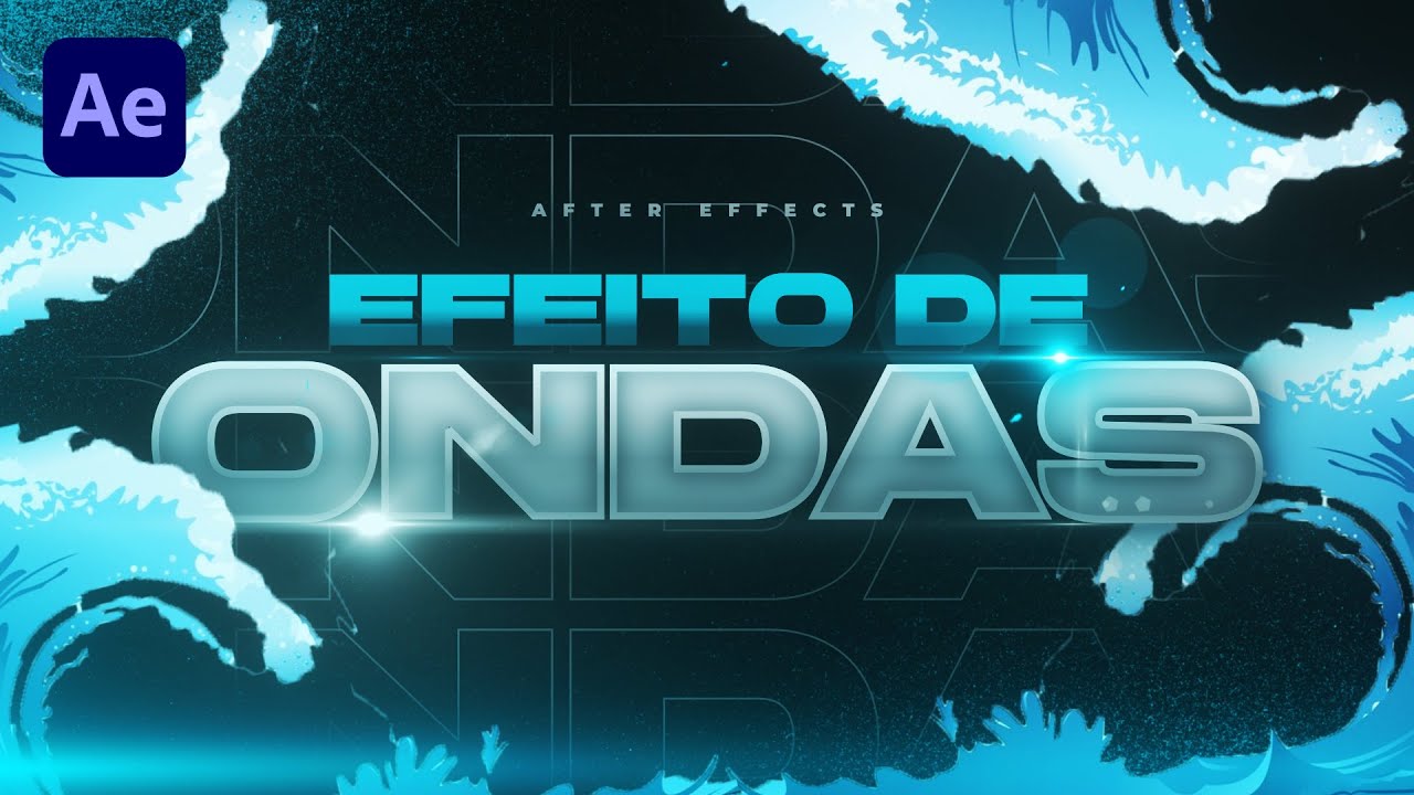 EFEITO DE ONDAS (ÁGUA) NO TEXTO NO AFTER EFFECTS - YouTube