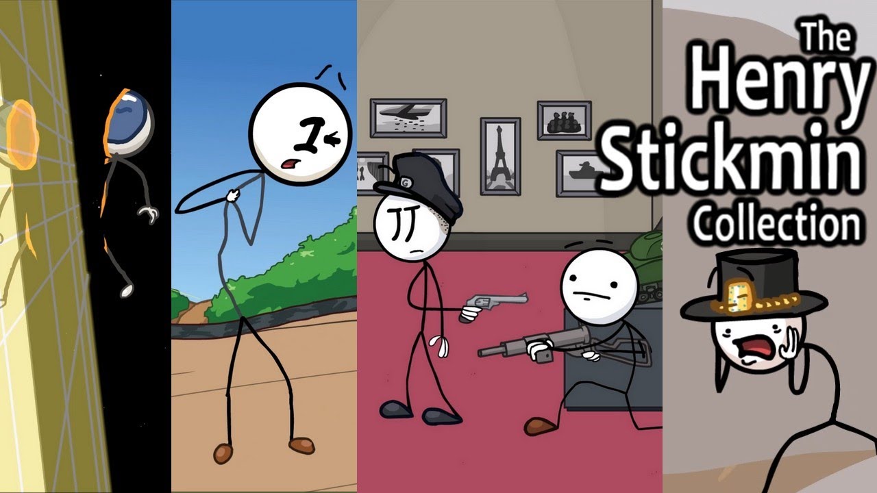 "The Henry Stickmin Collection" - All Fails/Deaths - YouTube