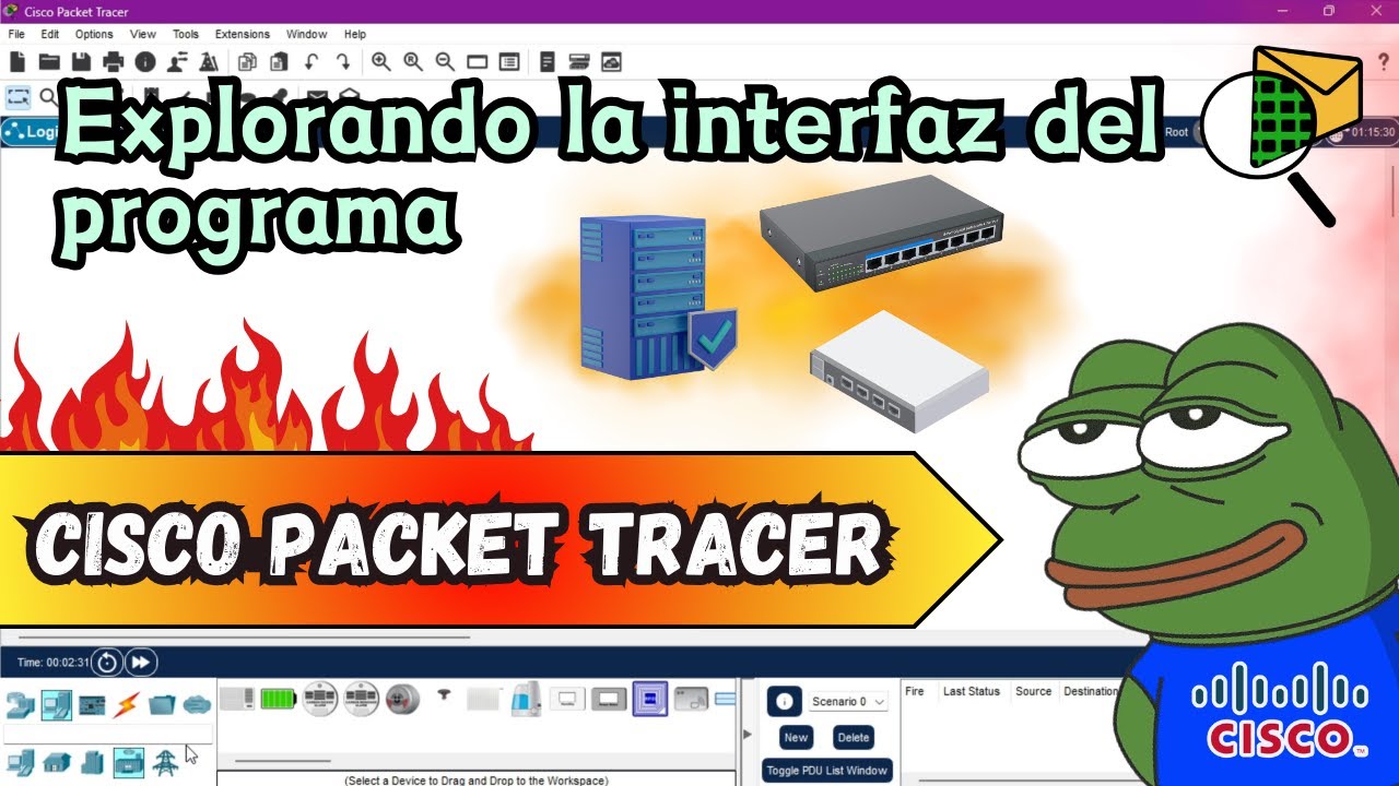 Explorando la interfaz de CISCO PACKET TRACER | Explicacion de ...