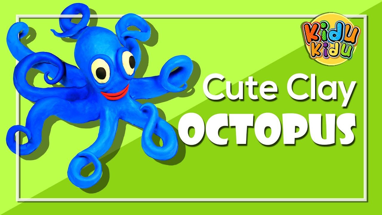 How to make Octopus with play doh | Clay art for kids | Kidu Kidu - YouTube