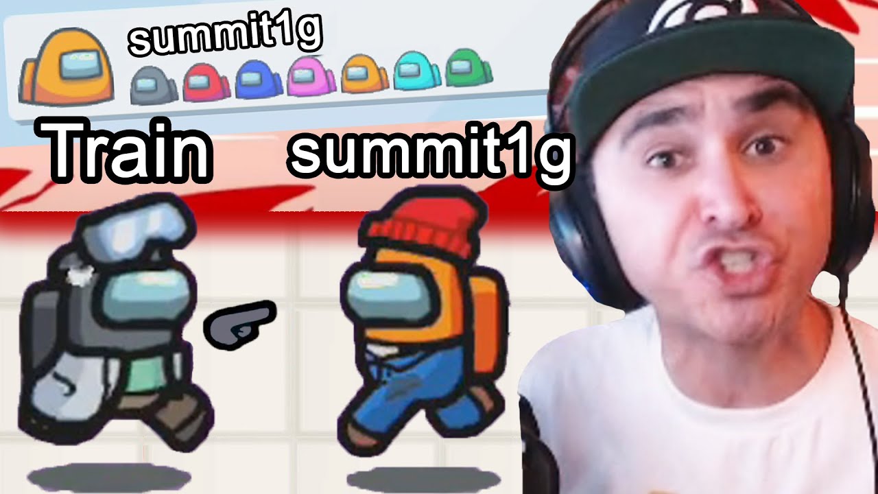 Summit1g RAGE QUIT Among Us after 0 IQ Play from Trainwrecks! | Stream ...
