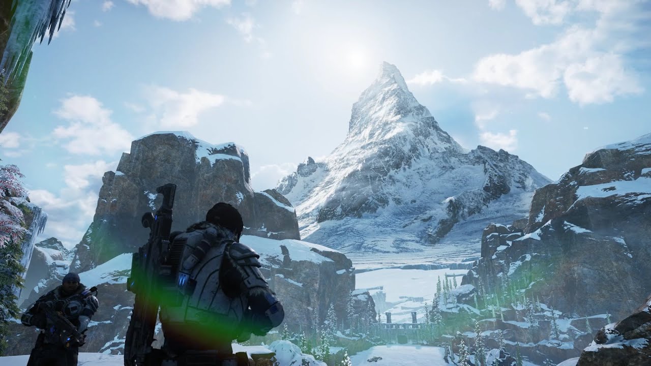Into the wild with wind ski on snowed Tyrus | Gears 5 - YouTube