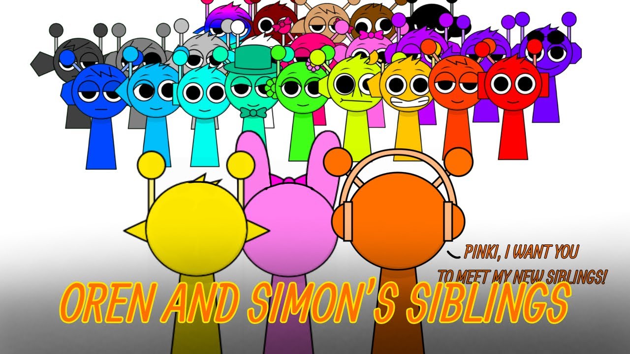 Incredibox Sprunki | Oren and Simon’s Siblings (My headcanon) (1ST ANNIVERSARY SPECIAL) - YouTube