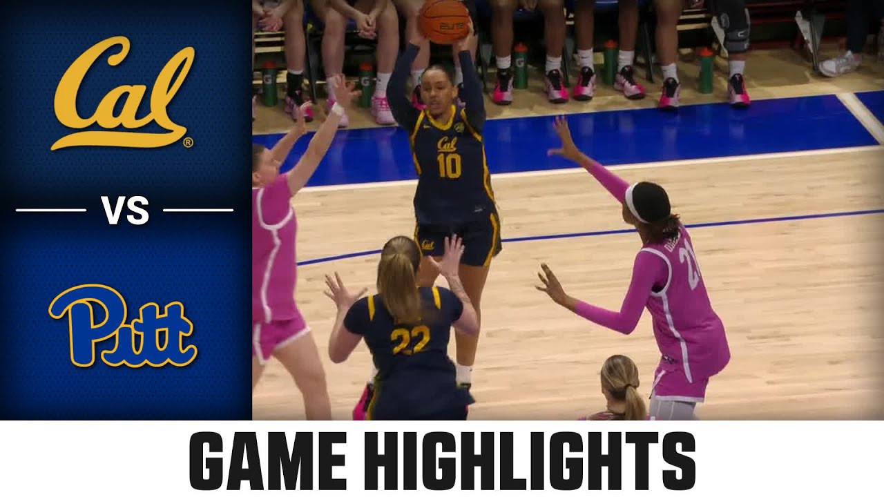 Cal vs. Pitt Highlights | 2025-26 ACC Women's Basketball - YouTube