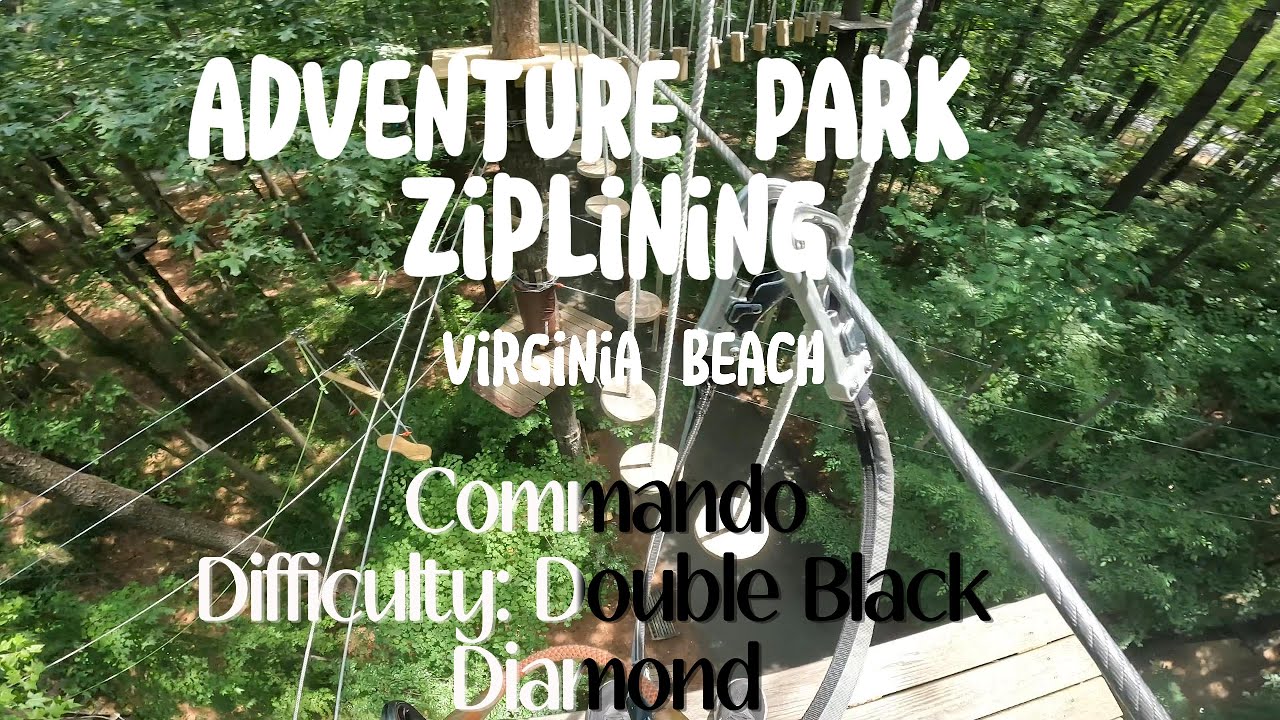 Commando: Double Black Diamond Ziplining - YouTube