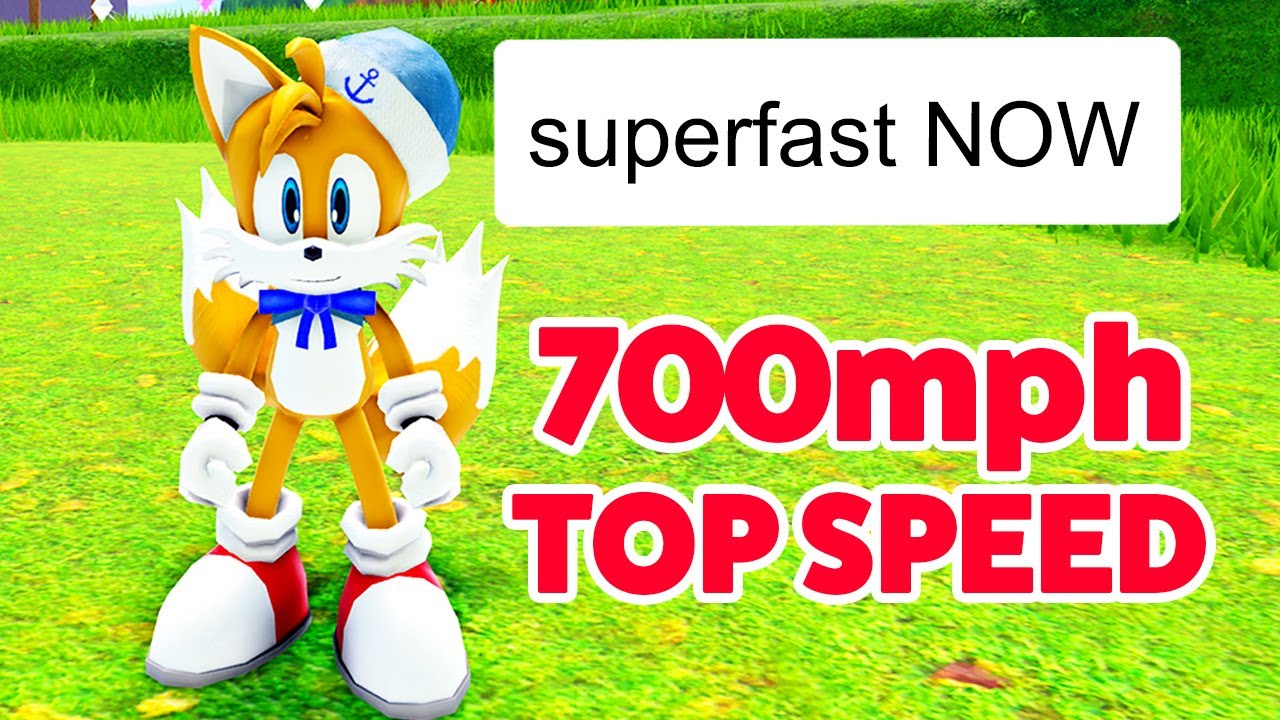 Roblox Sonic Speed Simulator BUT Tails Is FASTER That SONIC - YouTube