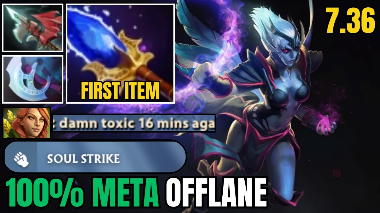 IMBA OP Offlane Meta Rush Agha Build 16 mins with Weird Facet Vengeful ...
