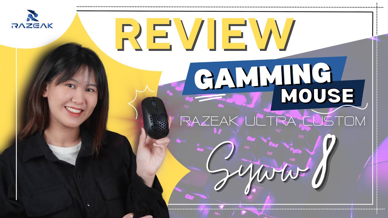 Razeak Syww 8 เมาส์เกมส์มิ่งระดับ High-end ในราคาสุดคุ้ม - YouTube