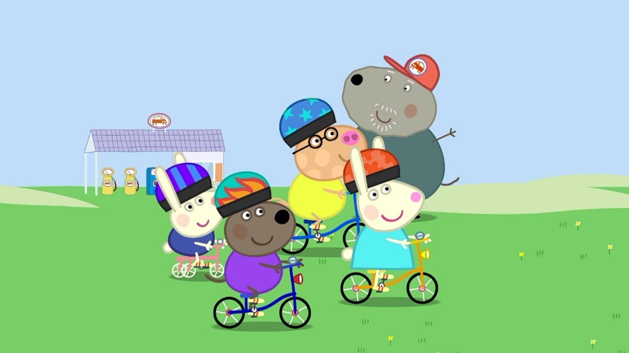 Peppa Pig : Bicycle race || who would be win? - YouTube