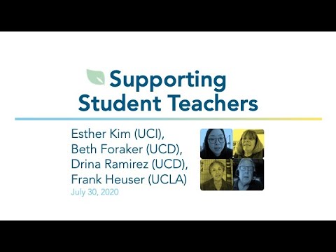 Supporting Student Teachers: Panelists Kim, Foraker, Ramirez, Heuser ...