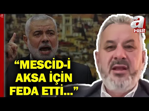 Şehit edilen İsmail Haniye'yi Anlatırken Canlı Yayında Gözyaşlarına Hakim Olamadı l A Haber