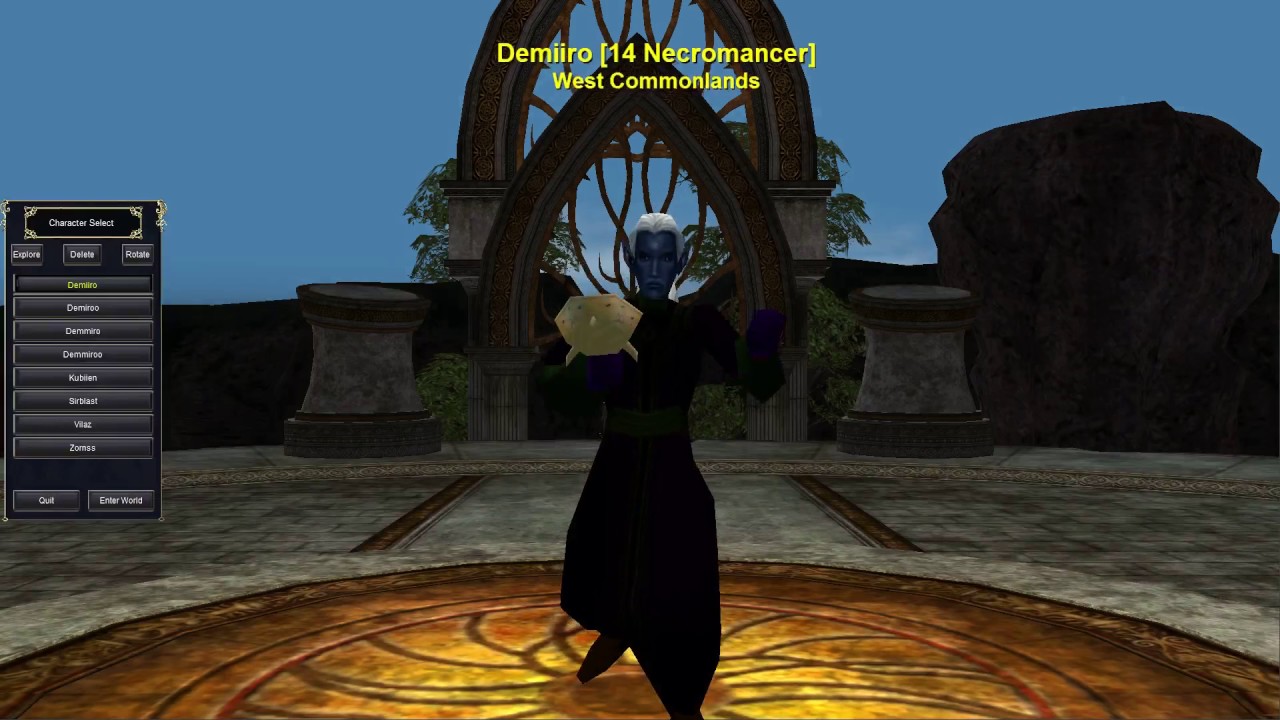 Everquest p99 - Solo In Oasis - Necro - YouTube