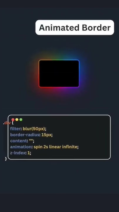 Master CSS Border Animation: Quick Tips & Tricks | Frontend Dev Shorts #education #coding #css ...