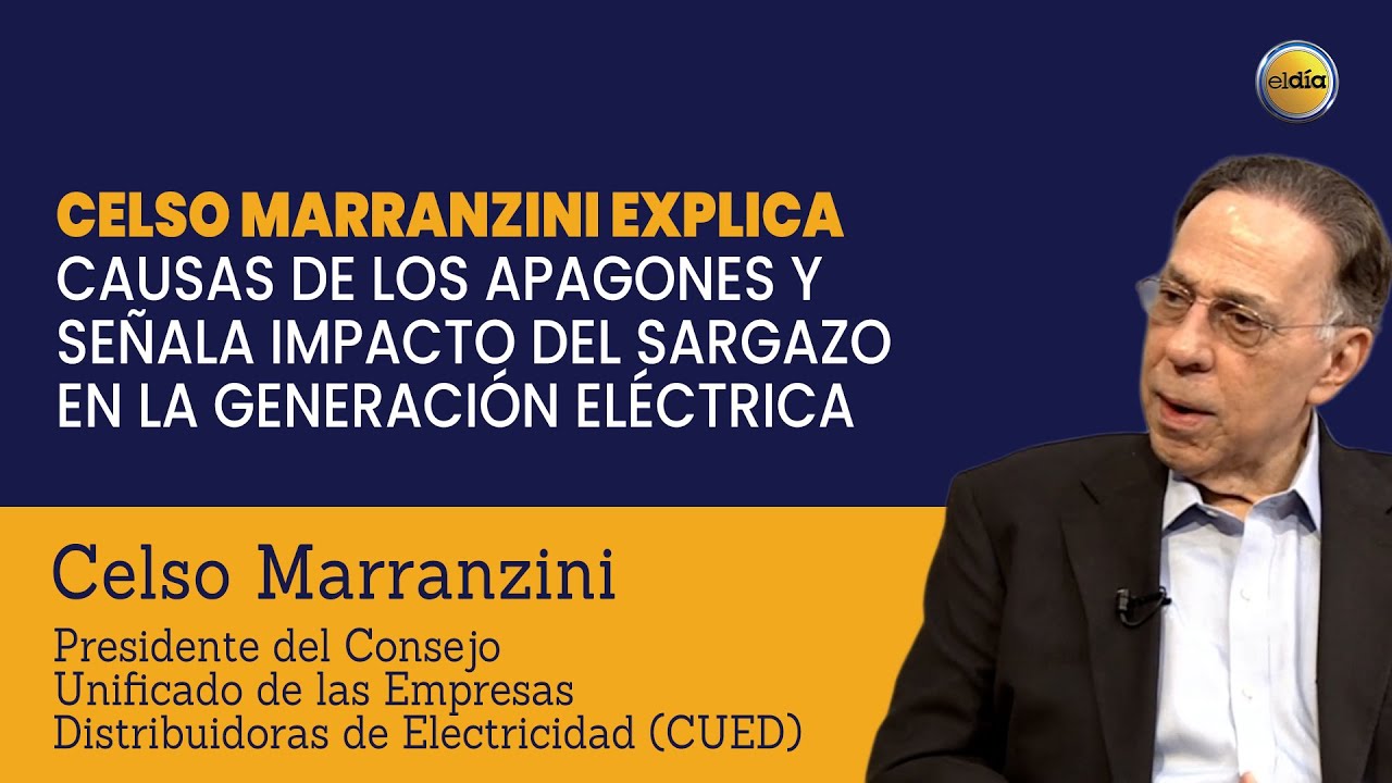 Celso Marranzini explica causas de los apagones y señala impacto del ...