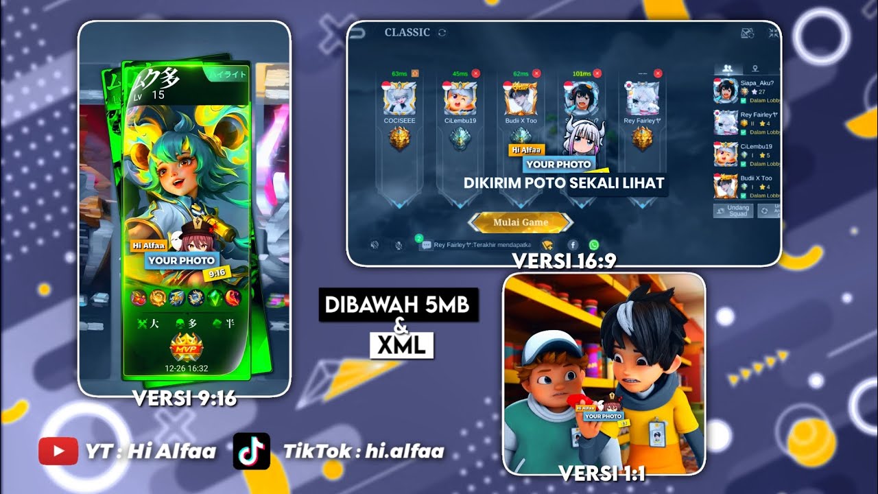 PRESET ML🐧 || PERCUMA DONG BELI HP YANG MEMORINYA GEDE x DJ GAK PAKE ...