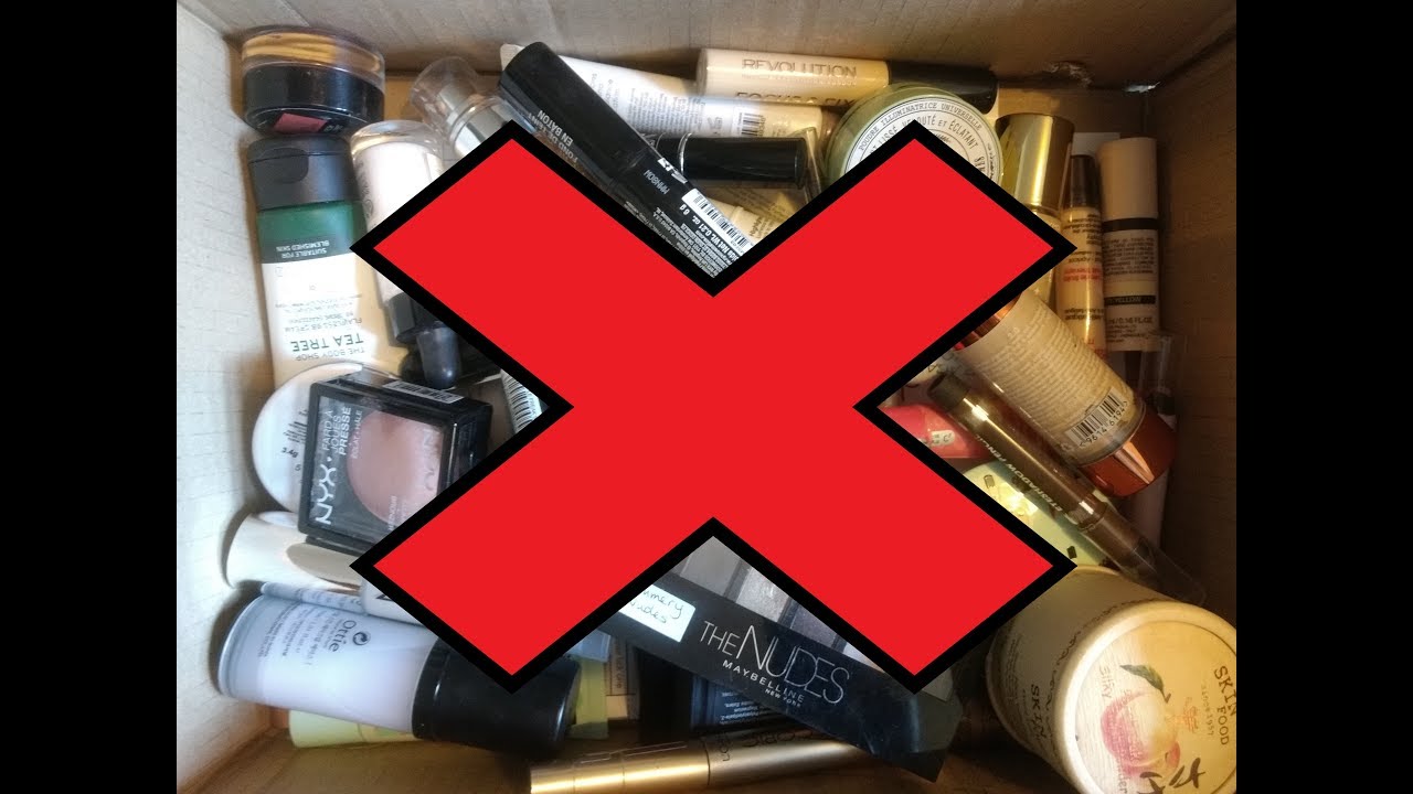 JANUARY CLEAR OUT! MAKEUP PRODUCTS I DON'T LIKE - YouTube
